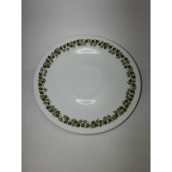 Corelle | Dining | Corelle Spring Blossom Green Crazy Daisy Saucers ...